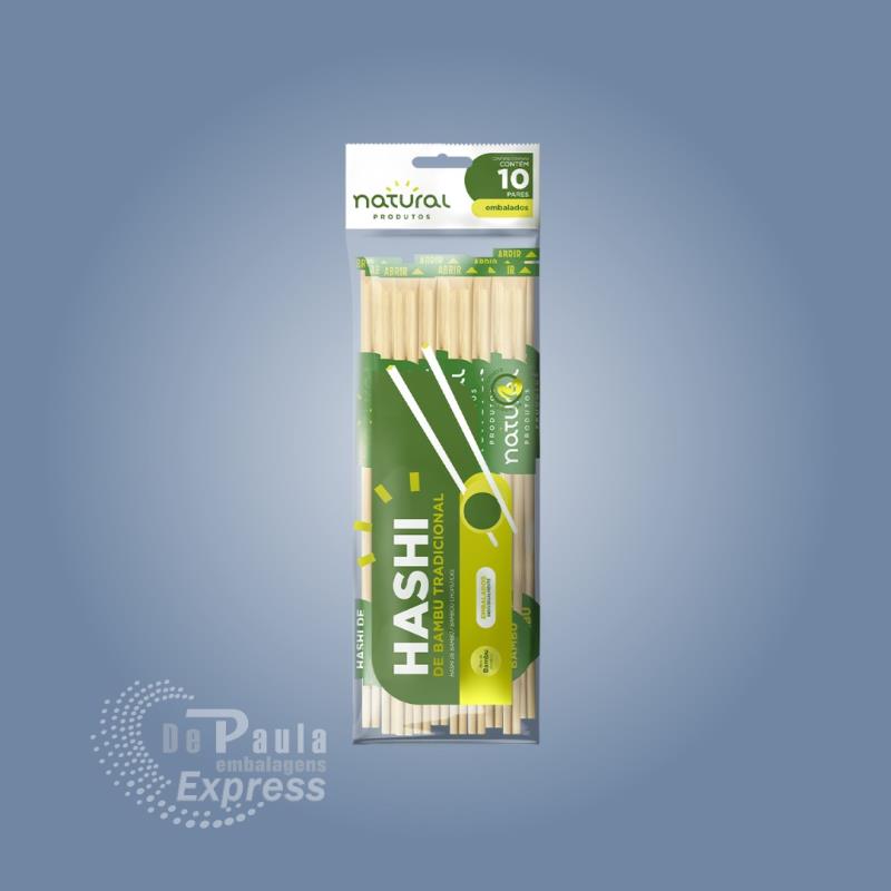 HASHI BAMBU 21CM C/10 - depaulaexpress.com.br
